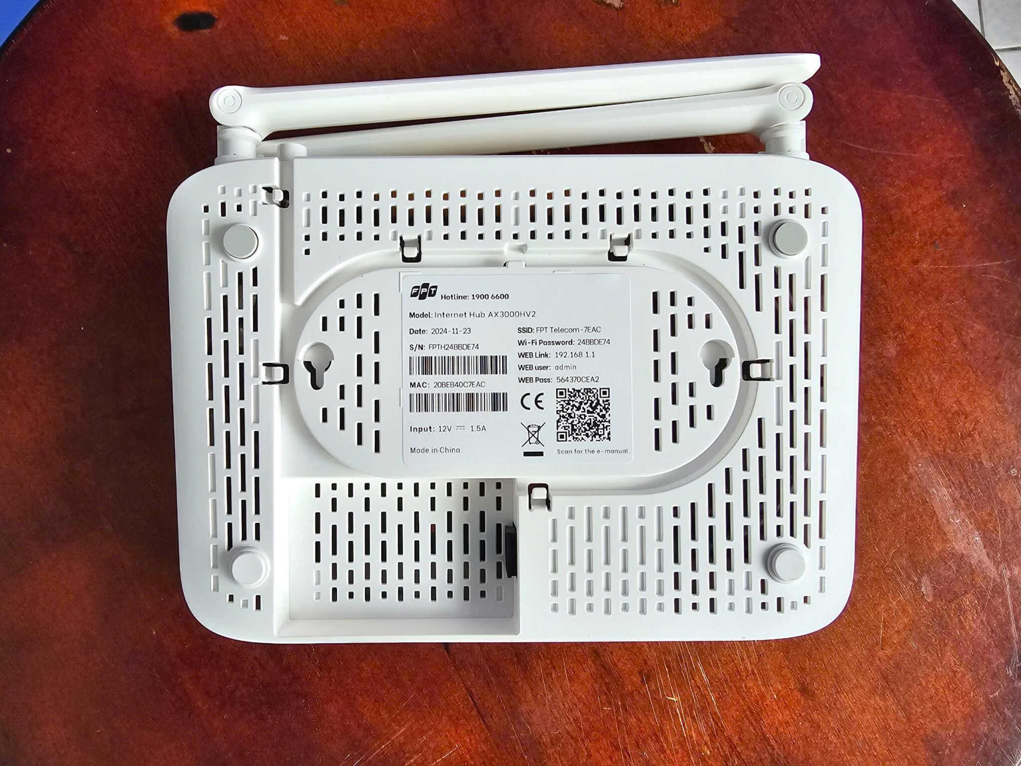 Modem AX3000HV2 - FPT Telecom